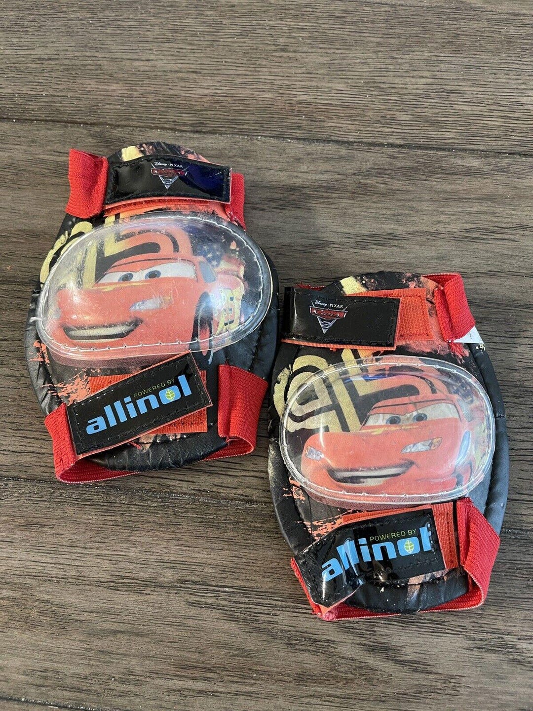Disney Pixar Cars Lightning Mcqueen 95 Toddler Size Knee Pads - Etsy