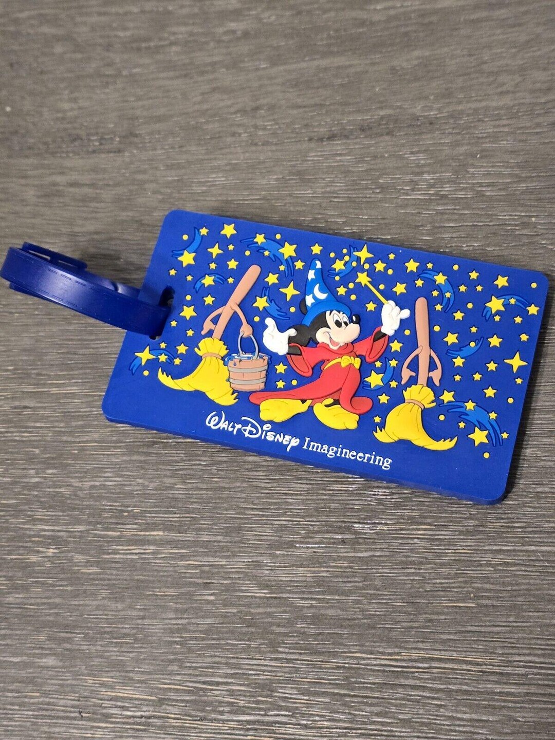 Vintage Walt Disney Imagineering Dark Blue Luggage Tag 3D New in Bag - Etsy