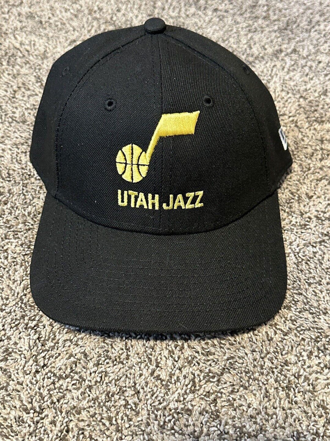 Utah Jazz NBA New Era 9FORTY Hat Cap NWOT Black/yellow New Colors 2022 ...