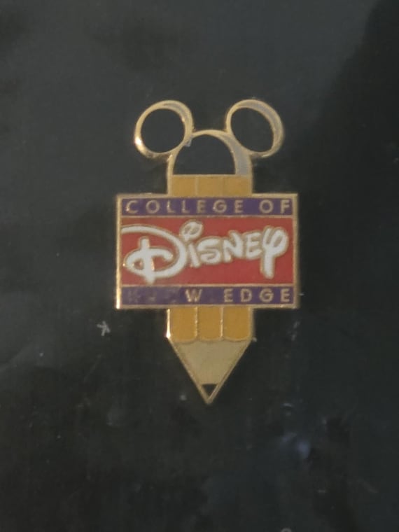 Vintage disney college of disney knowledge lapel pin … - Gem