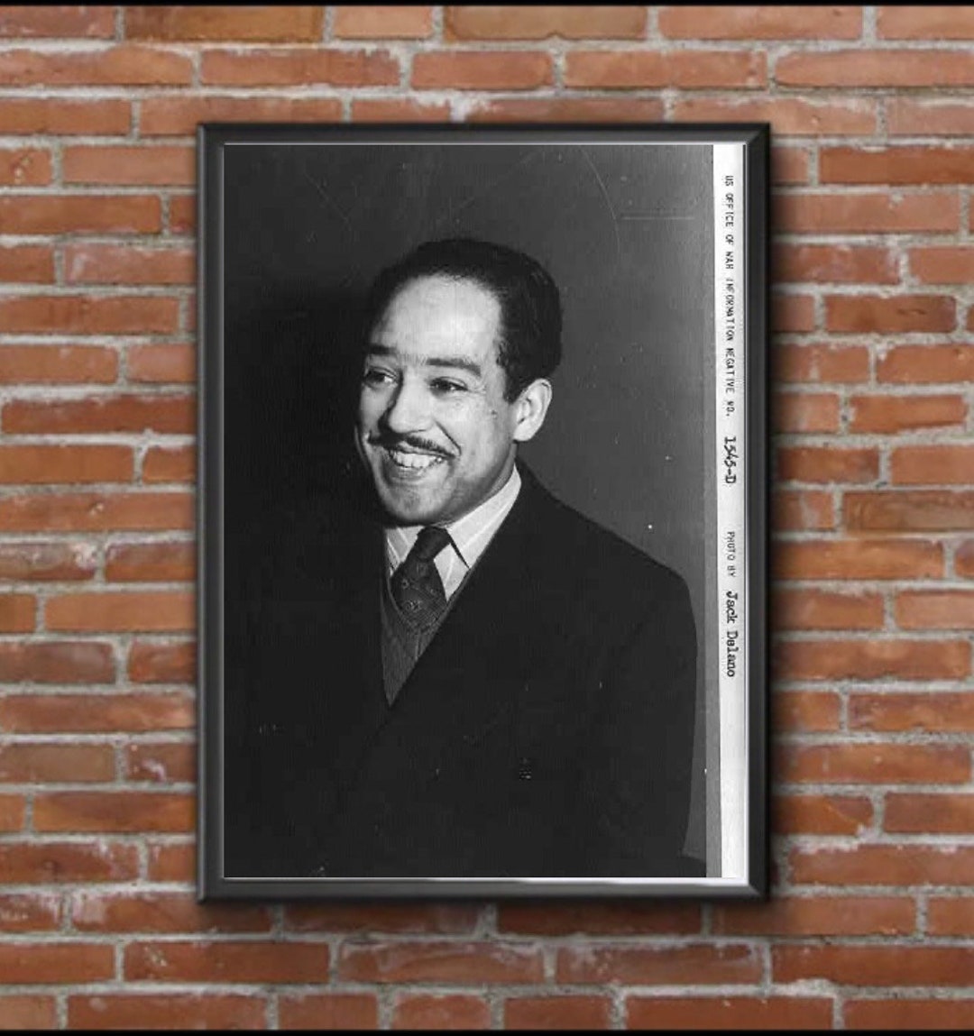 RARE Vintage Langston Hughes Poster - Etsy