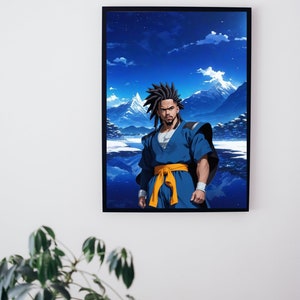ANIME J. Cole Poster - Etsy