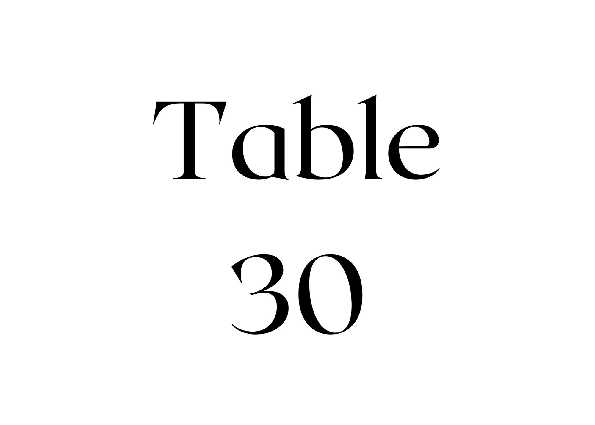 Printable Table Numbers - Etsy