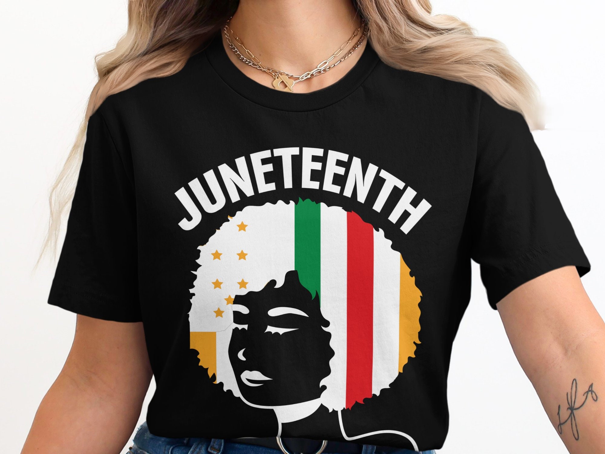 Juneteenth Afro Pride T-shirt, African American Heritage Shirt ...