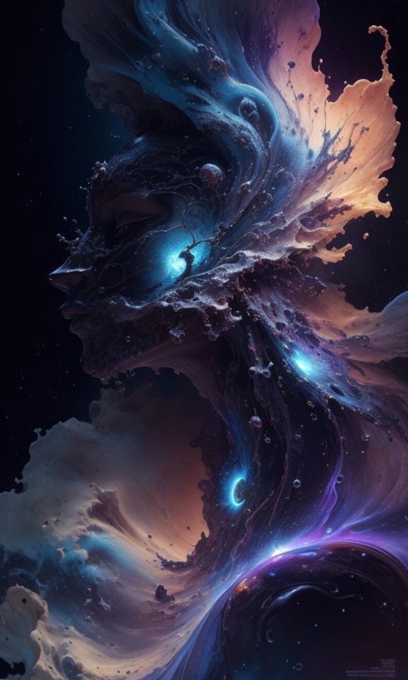 God in Space - Etsy