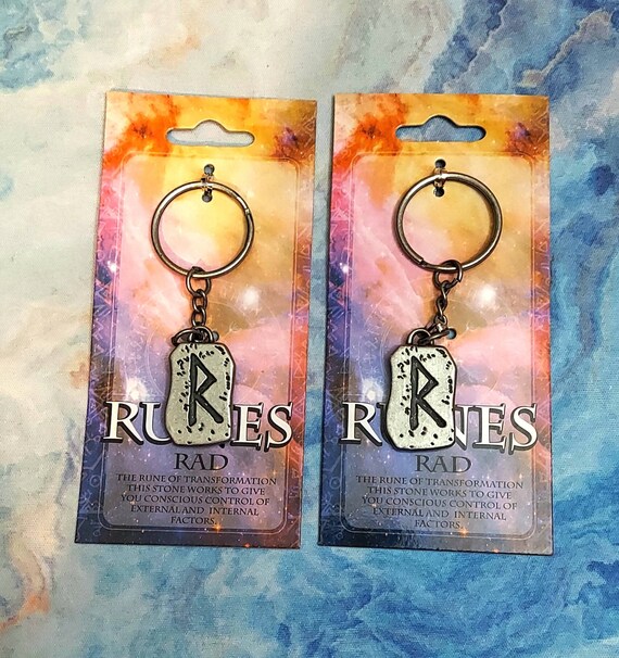 RAD Rune Keychain - Etsy