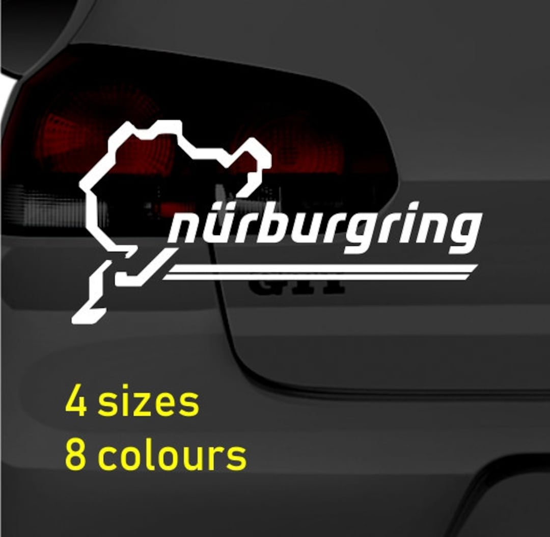 NURBURGRING Car Sticker Decal Vinyl - Etsy