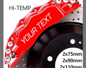 Brake Caliper Decals | Etsy