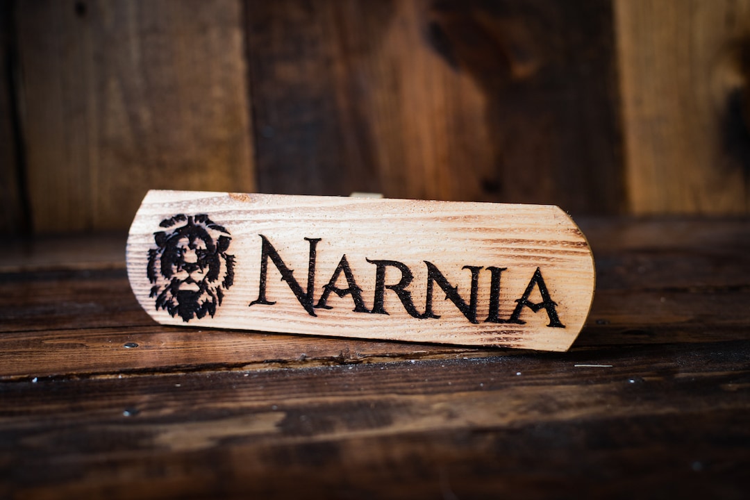 Narnia Laser Engraved Cedar Sign - Etsy