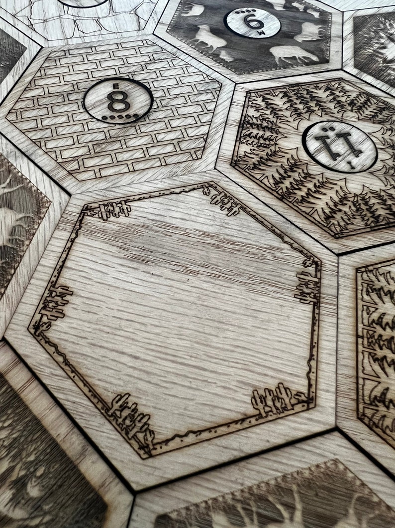 Settlers Custom Tiles - Etsy