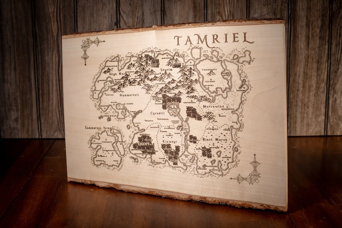 Wood engraved fantasy maps & technical diagrams — Vantage Point Studio