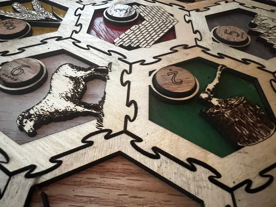 Settlers Custom Tiles - Etsy