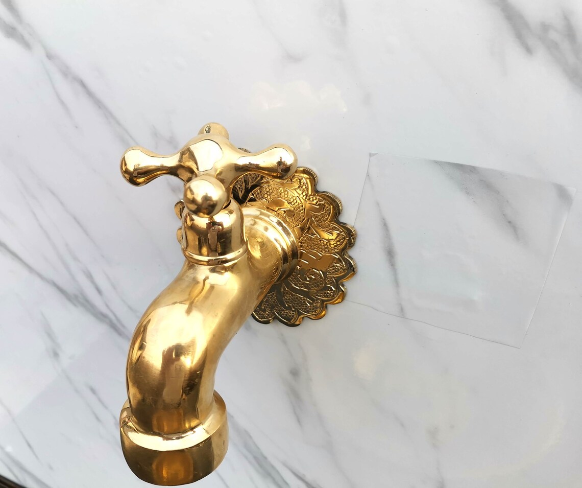 Antique Brass Faucet For Garden Unlacquered Brass Bathroom Sink Tap Brass Water Tap With Simple