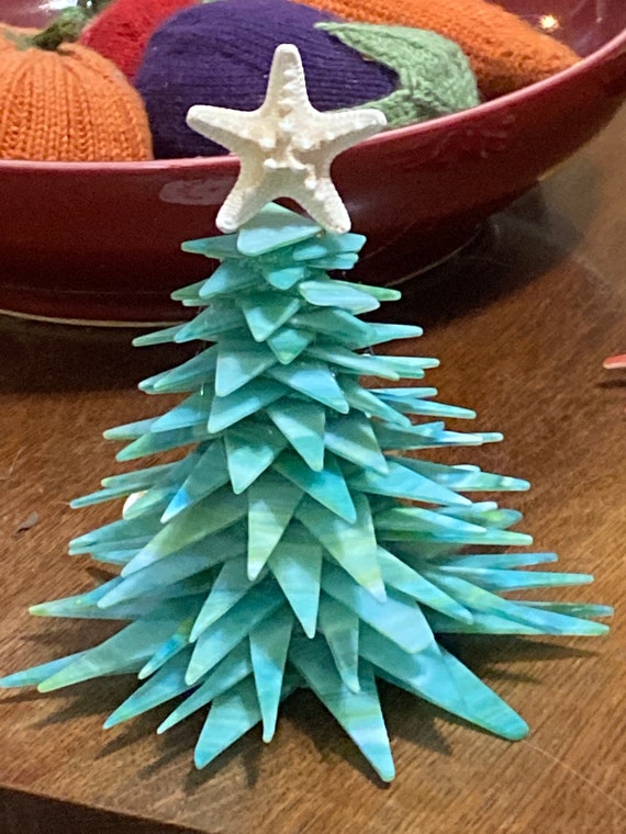 Blue Green Tree | Etsy