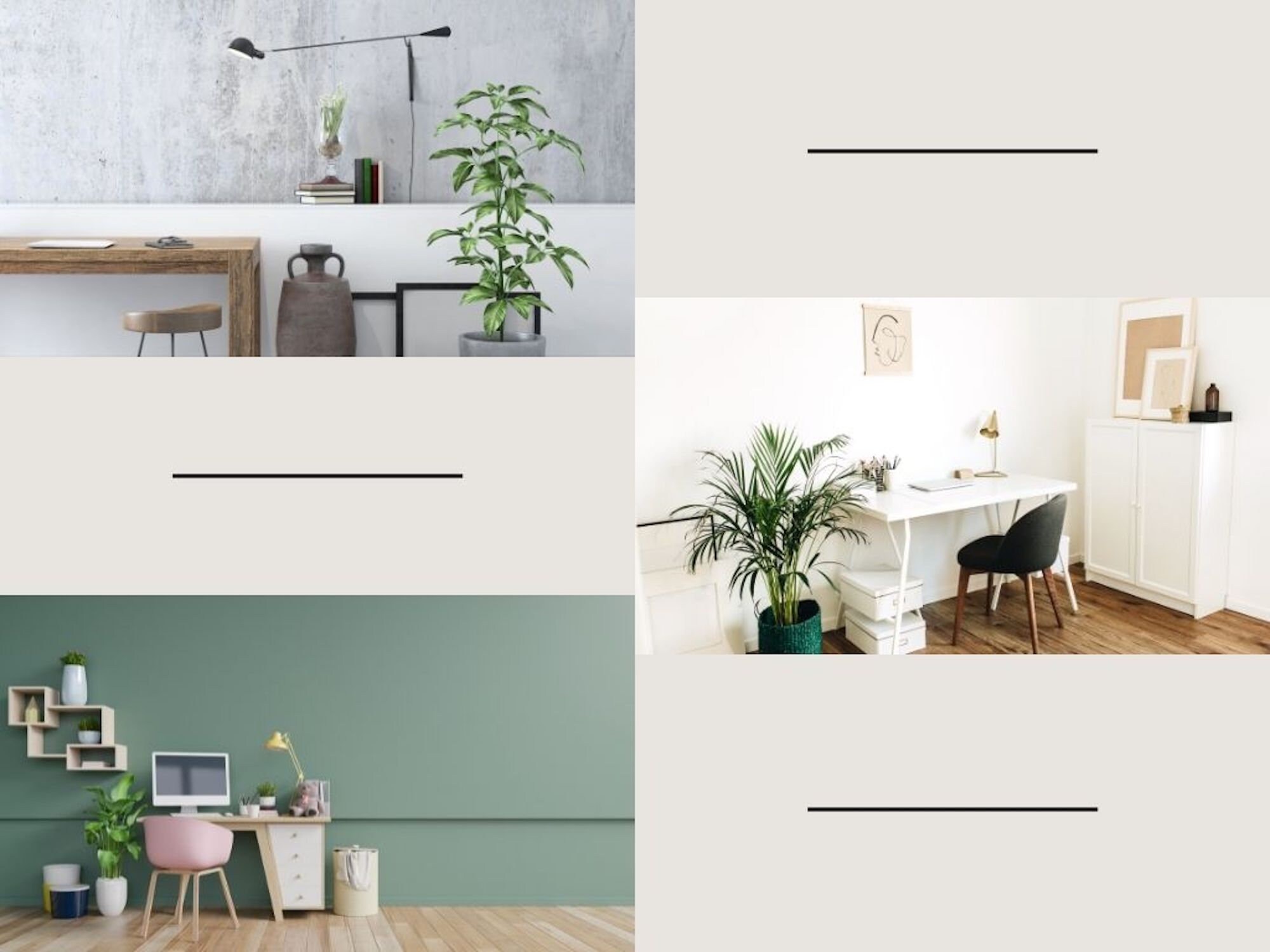 Modern Home Office Zoom Backgrounds Set 1 / Fondos de reunión - Etsy España