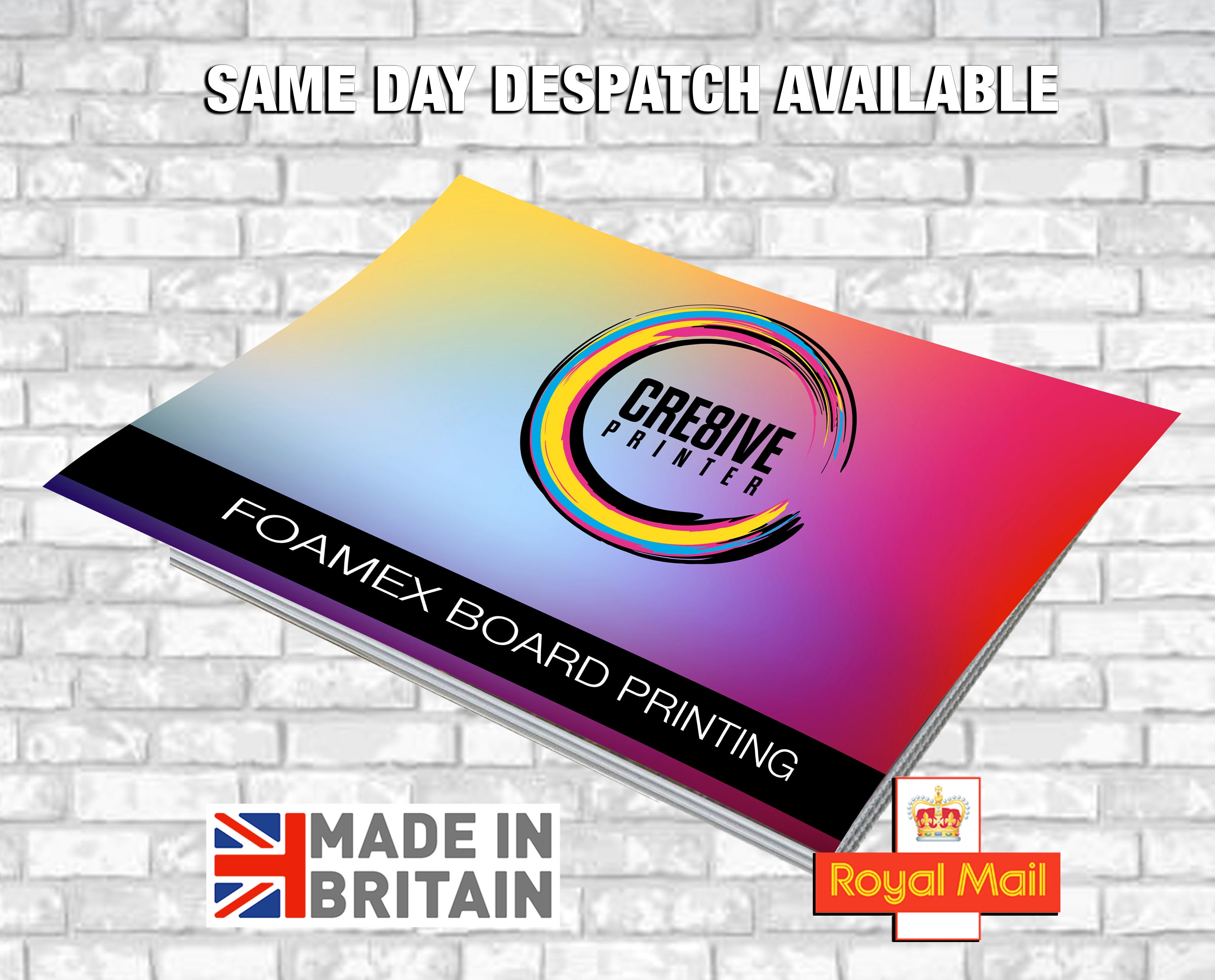 Foamex Custom Printed 5 Mm Foam Board Signage, UV Waterproof ...