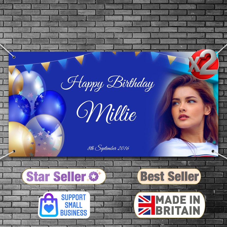 23 Paper Happy Birthday Banner Printing Printed Customised Celebration ...