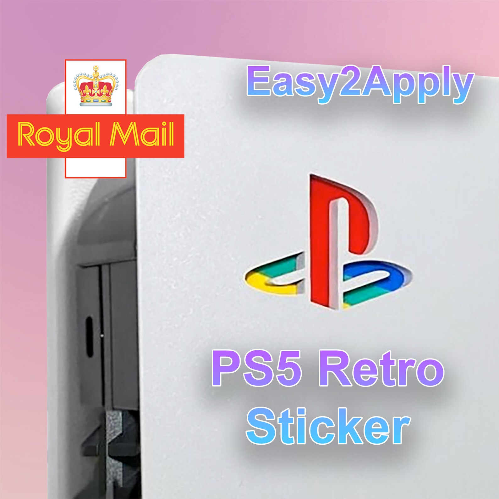 Retro PS Logo PS5 Playstation 5 Vinyl Sticker Decal Skin - Etsy UK