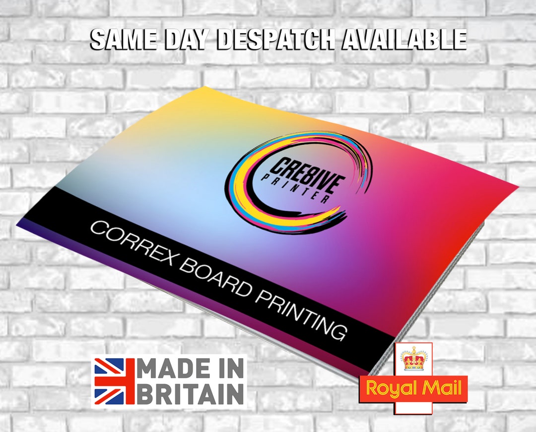 Custom Printed Correx Signs, Advertising Board, Indoor Outdoor ...