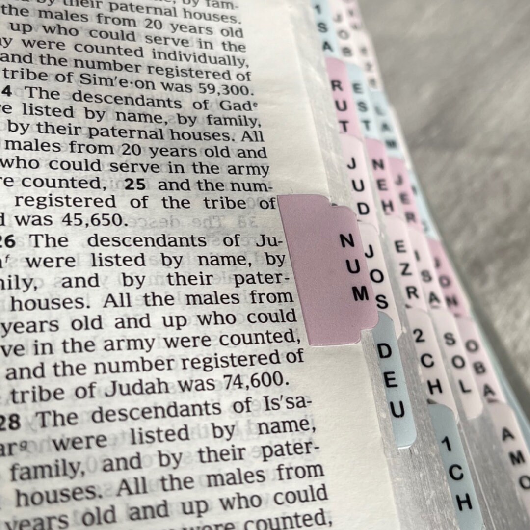 NWT Bible Tabs - Etsy