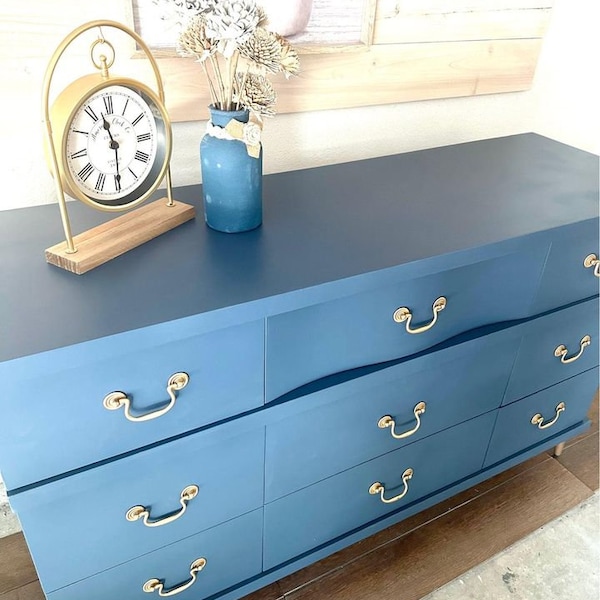 Blue Dresser - Etsy