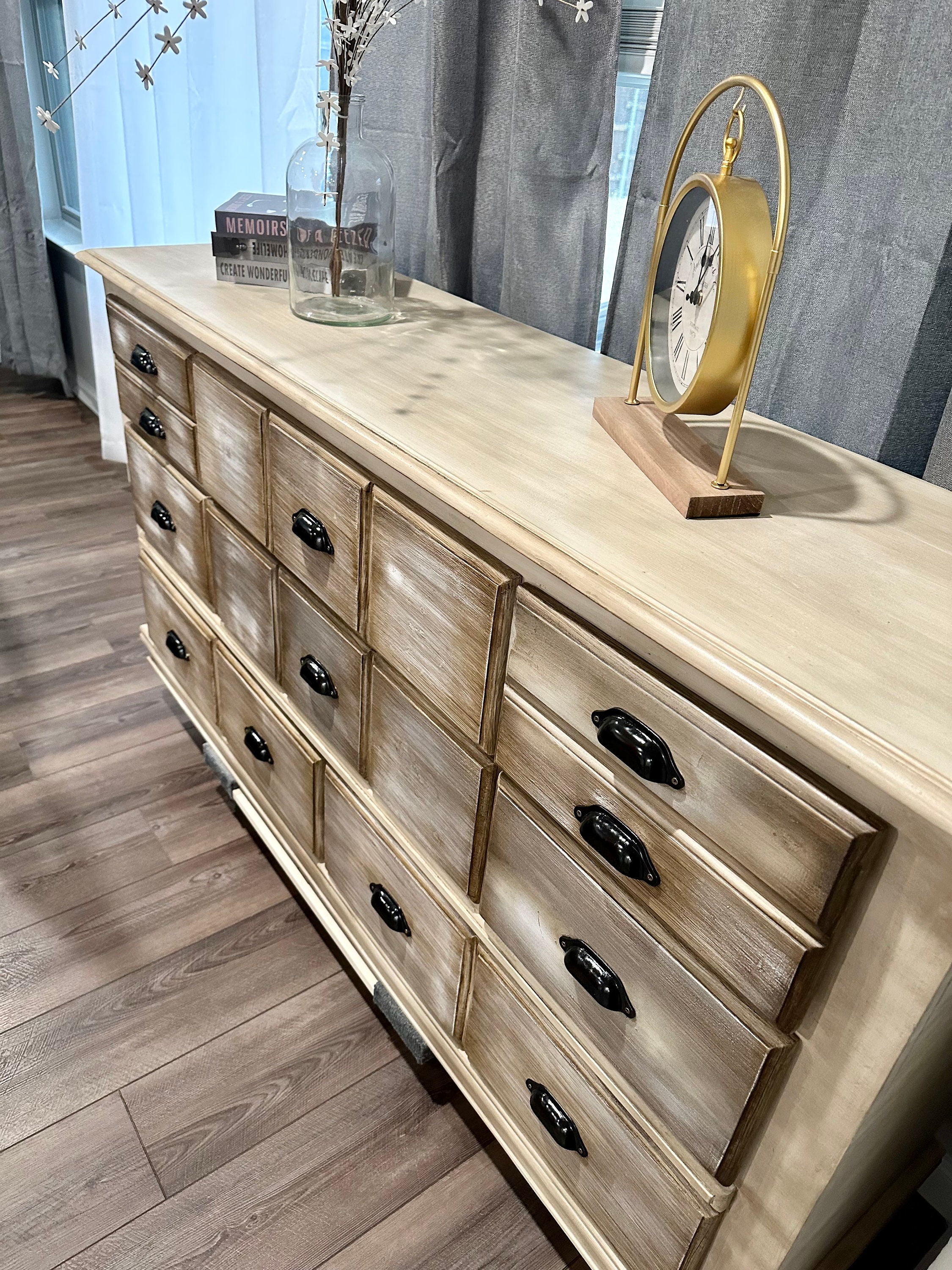 SOLD Solid Wood Stunning Dresser - Etsy