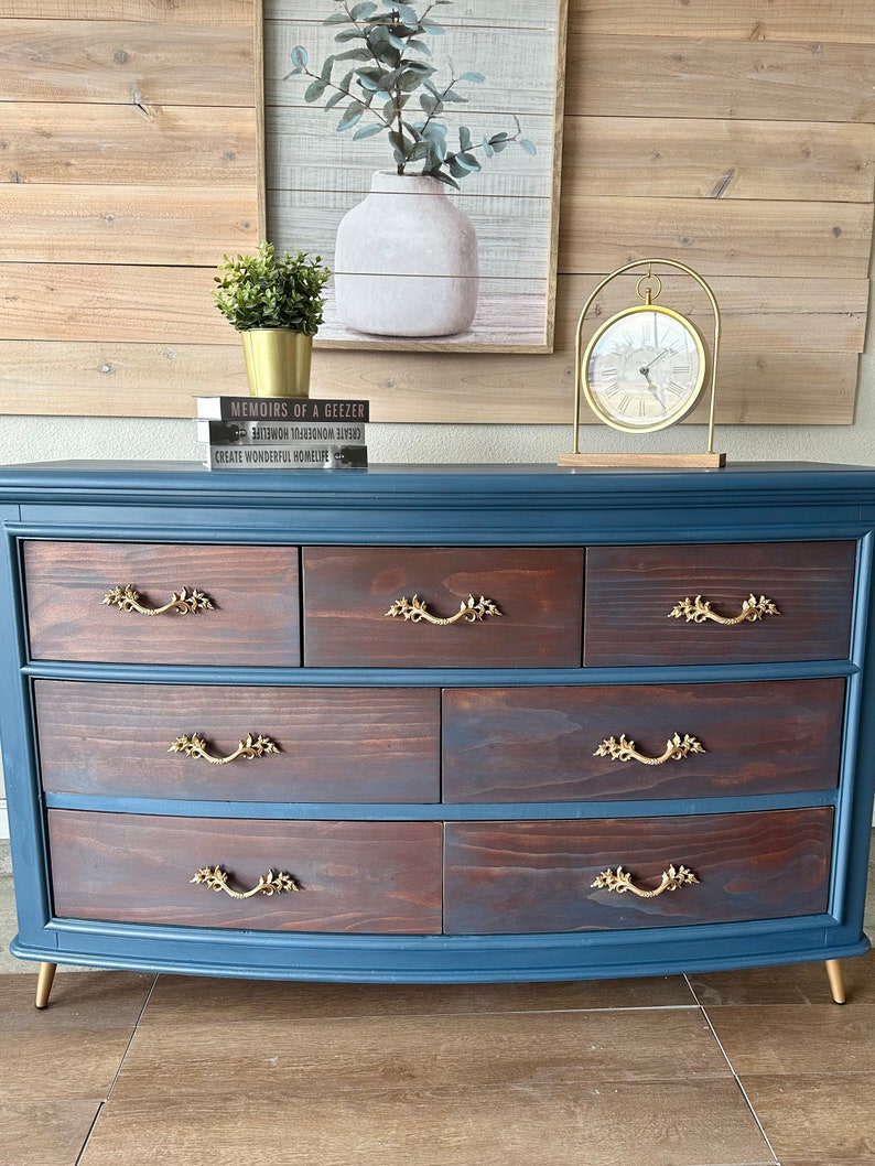 Sold Blue Dresser - Etsy