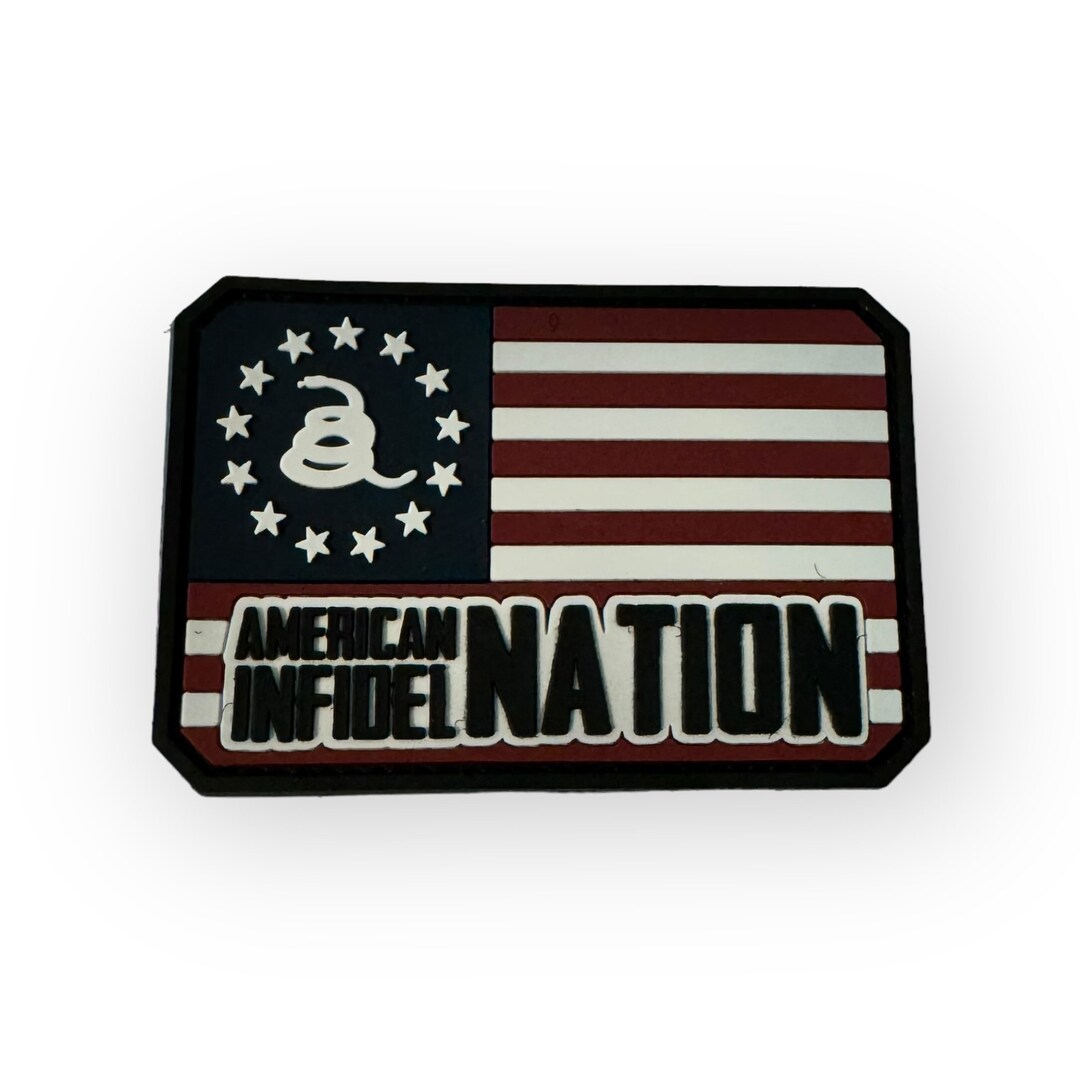 American Infidel Nation PVC Morale Patch - Etsy