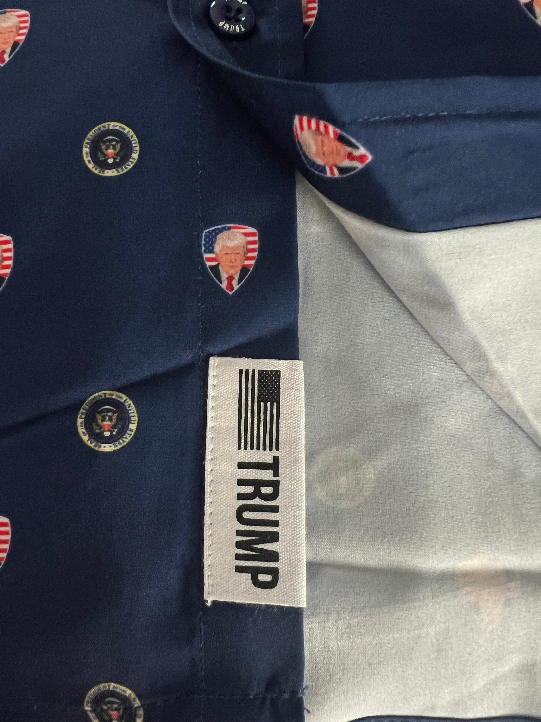 Trump Maga Short Sleeve Button Down Shirt - Etsy