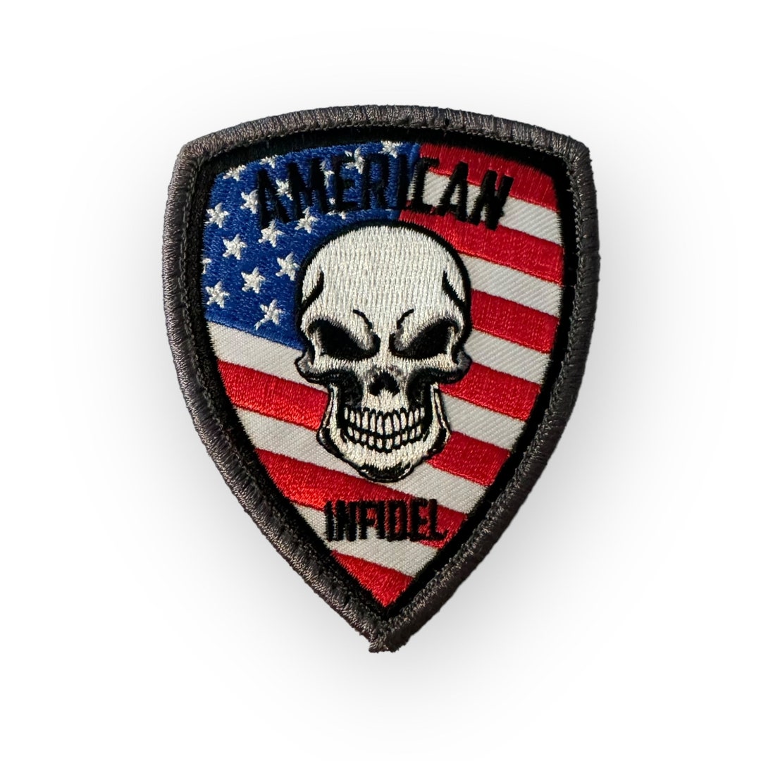 American Infidel Shield Morale Patch Full Color - Etsy