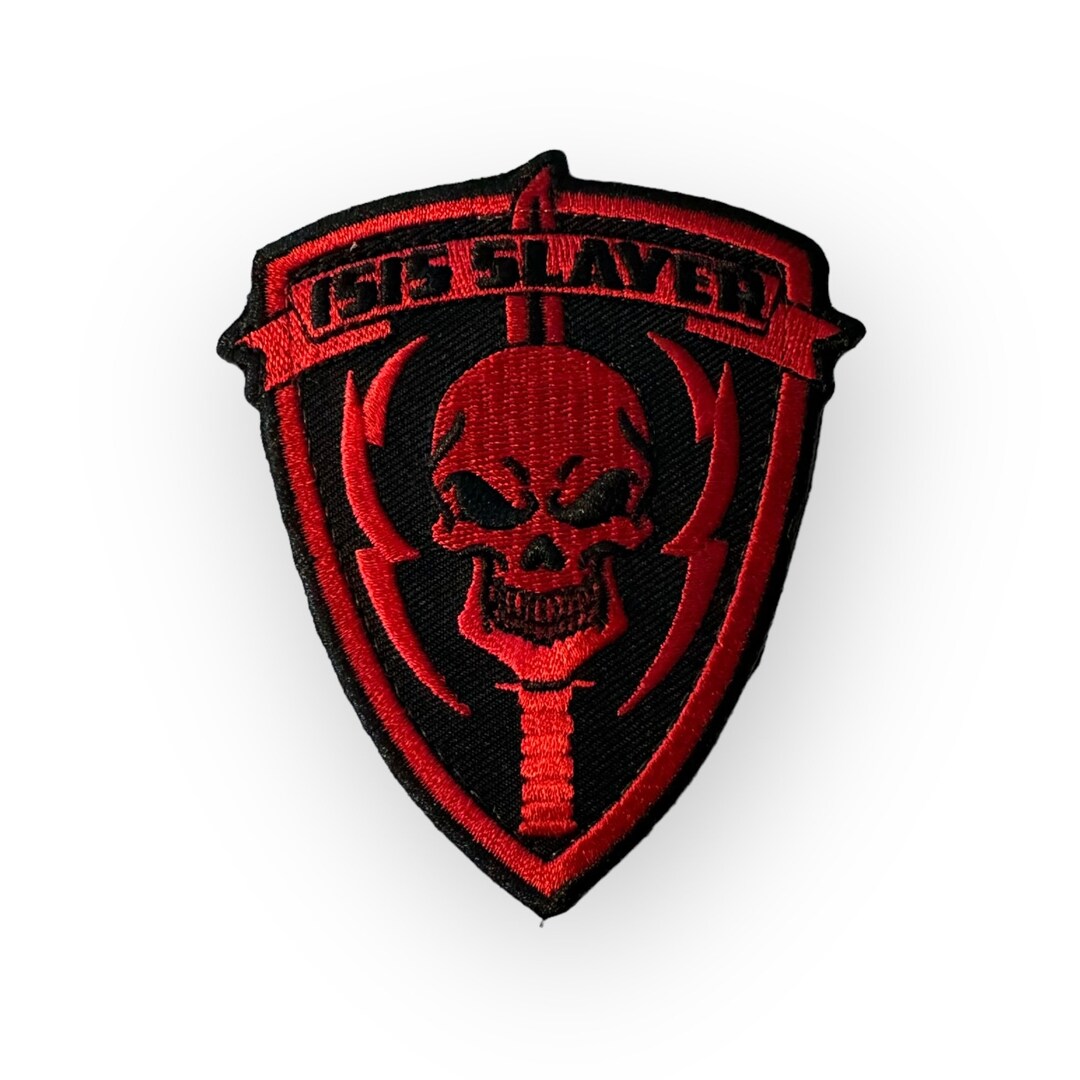 American Infidel ISIS Slayer Morale Patch Red - Etsy