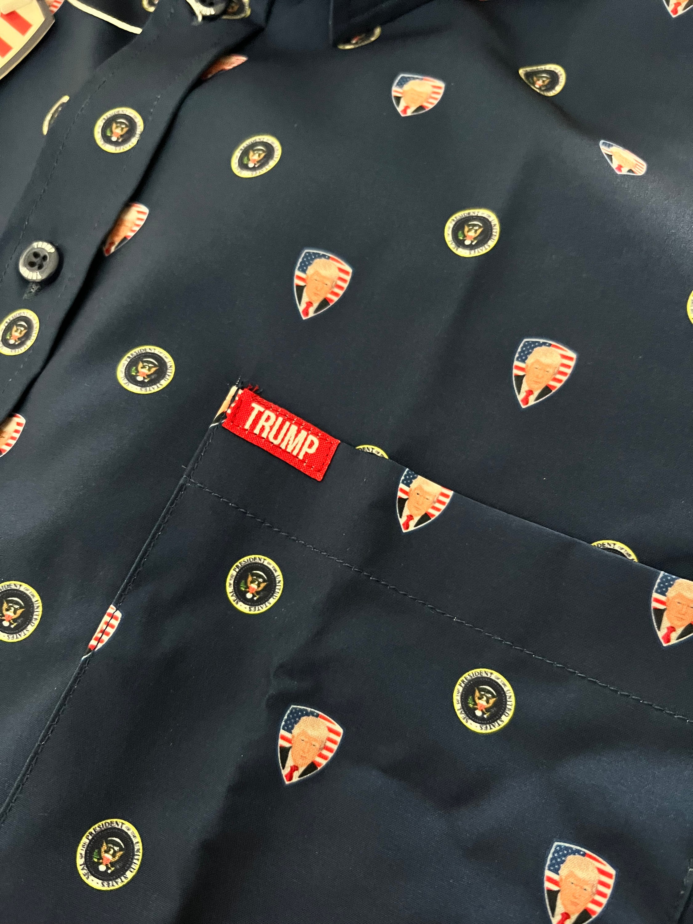 Trump Maga Short Sleeve Button Down Shirt - Etsy