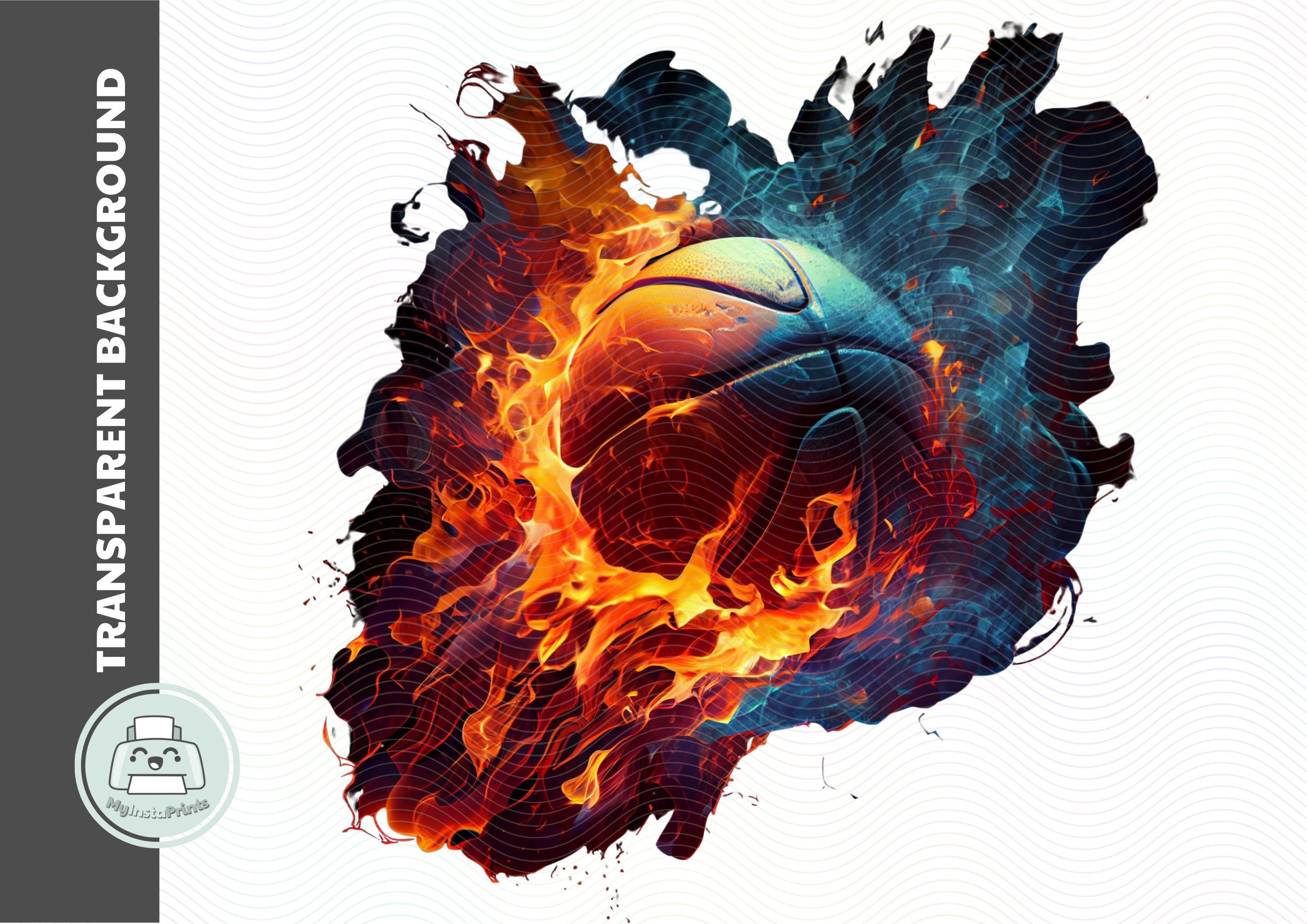 Basketball On Fire Images