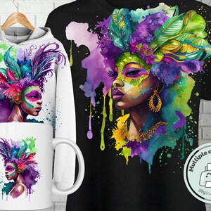 Mardi Gras Black Women Png, Mardi Gras Black Girl Png, Afro Mardi Gras ...