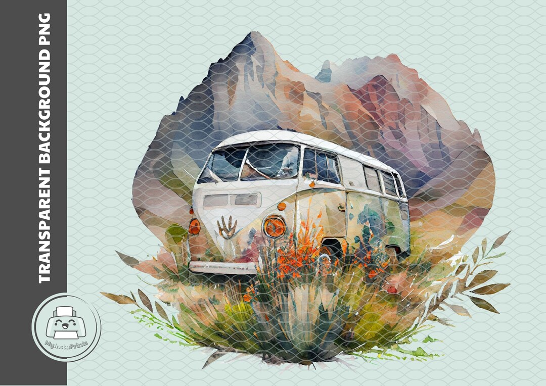 Camper in the Mountains Sublimation Designs Camper Png - Etsy