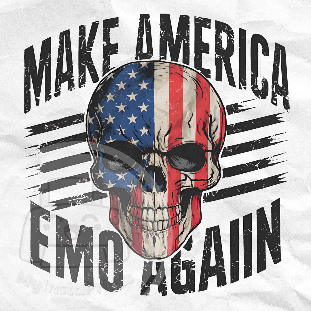 Make America Emo Again Png, Cowgirl Sublimation Design, Western Design ...