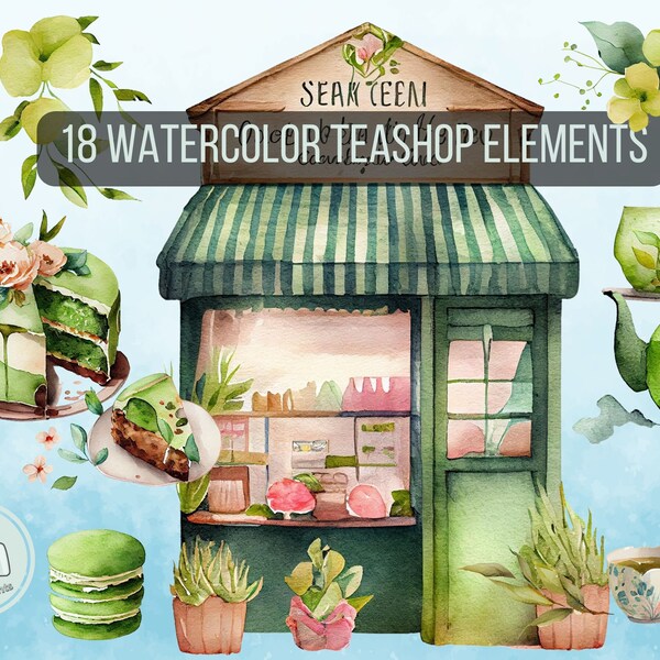 Tea Set Clip Art - Etsy