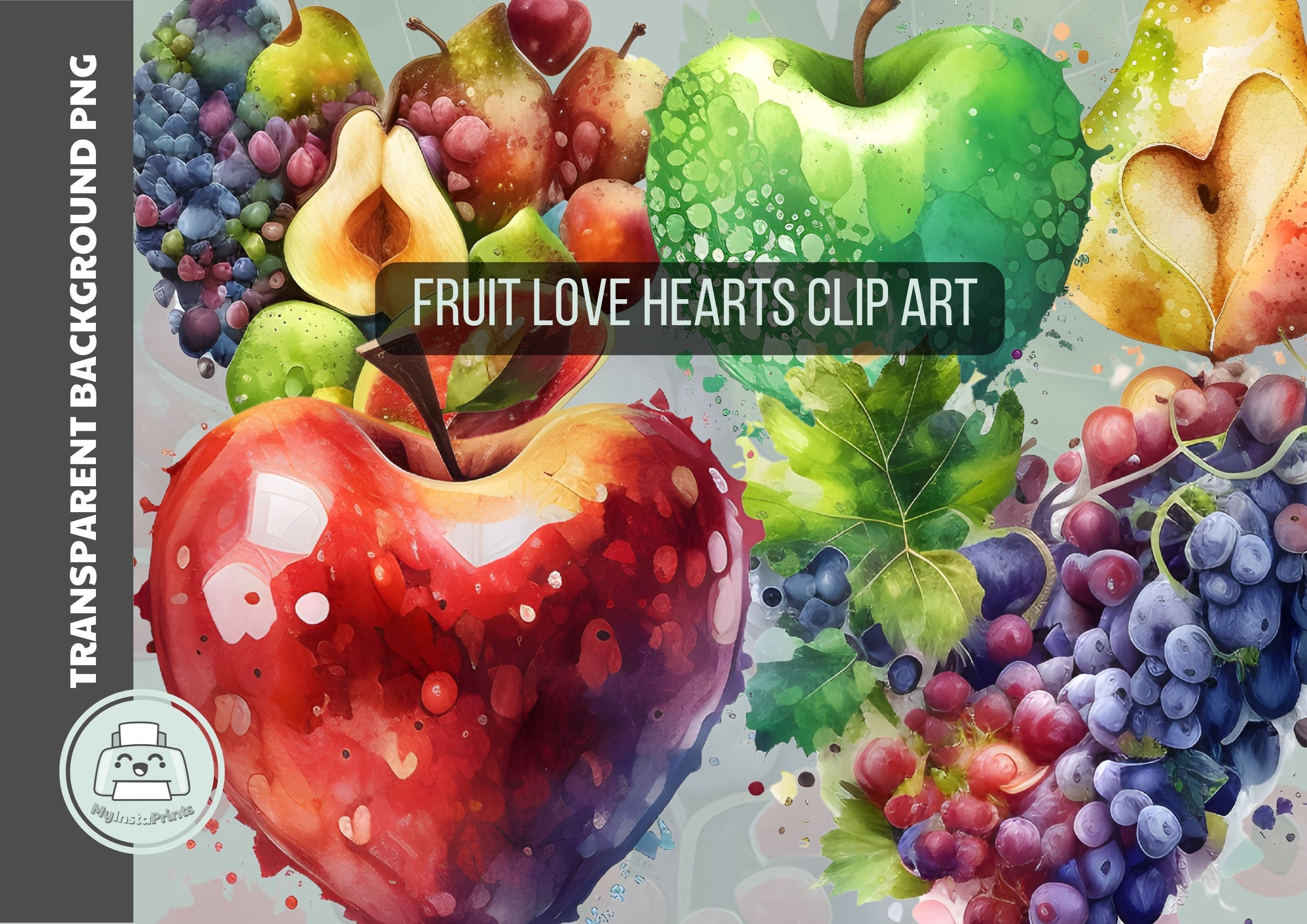 Fruit Heart Clip Art