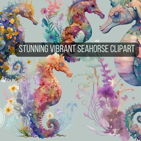 Sea Horse Clip Art - Etsy
