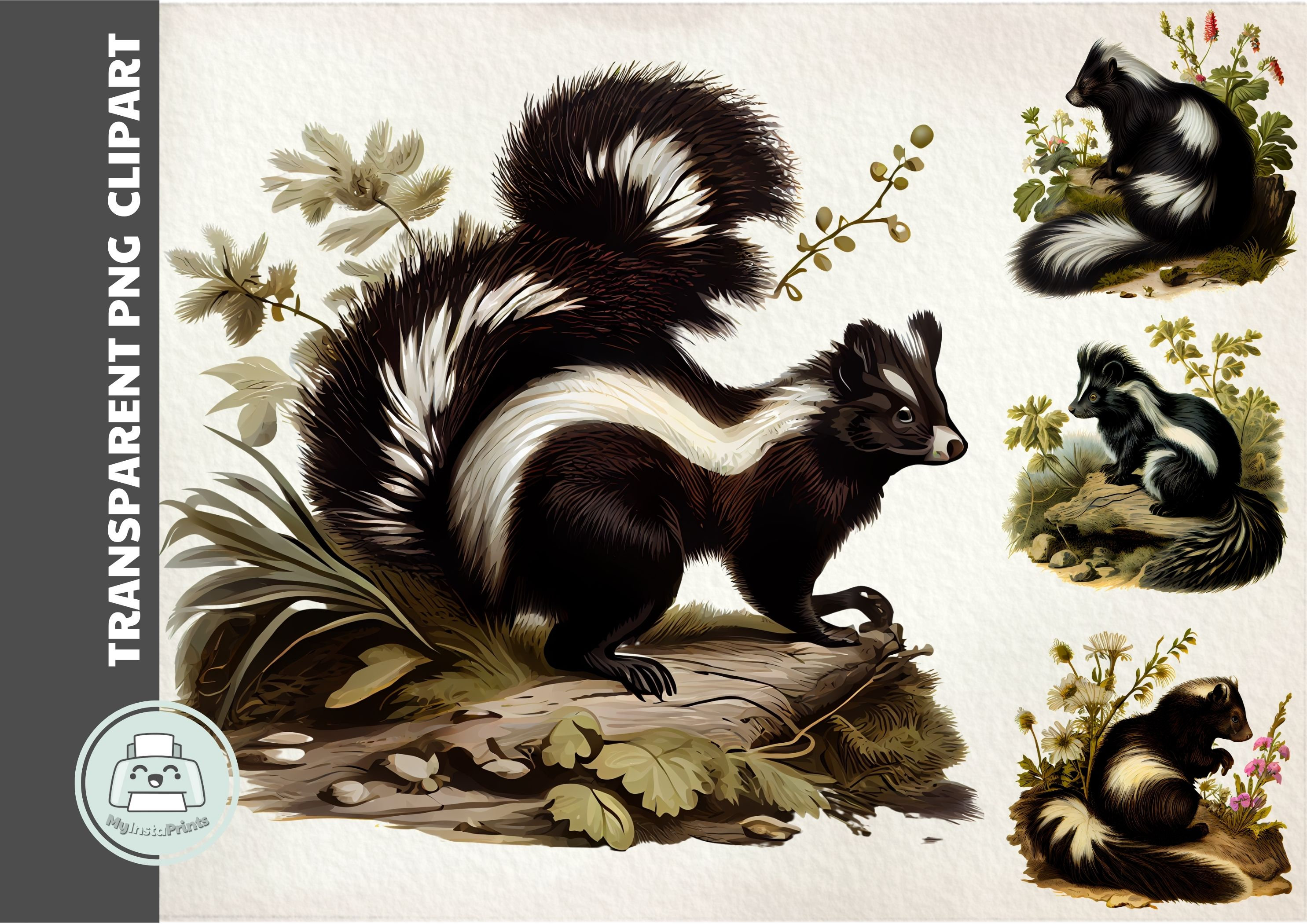 Moufette Clipart Heart