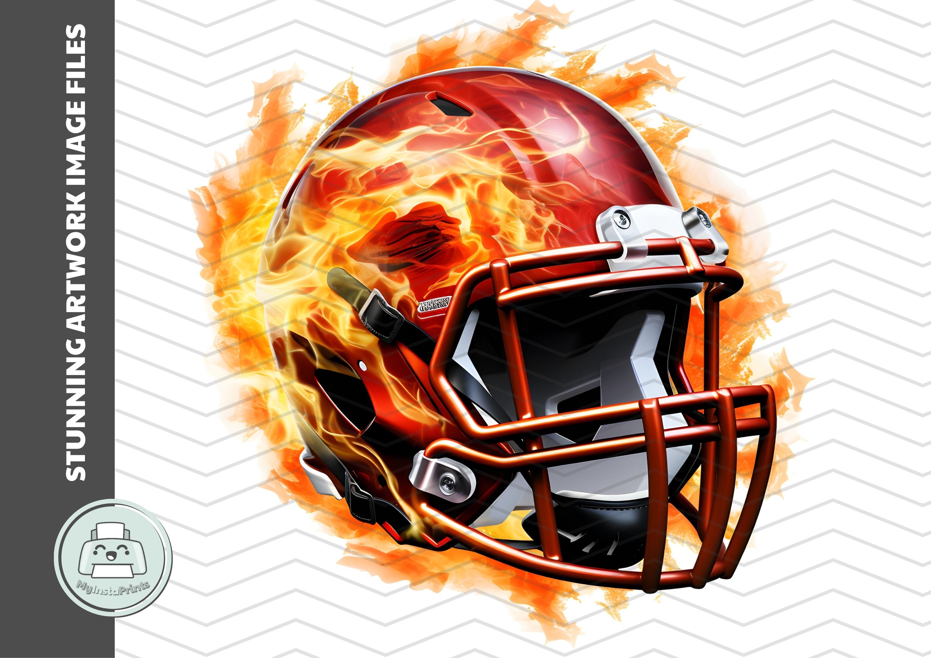 Football On Fire Drawings