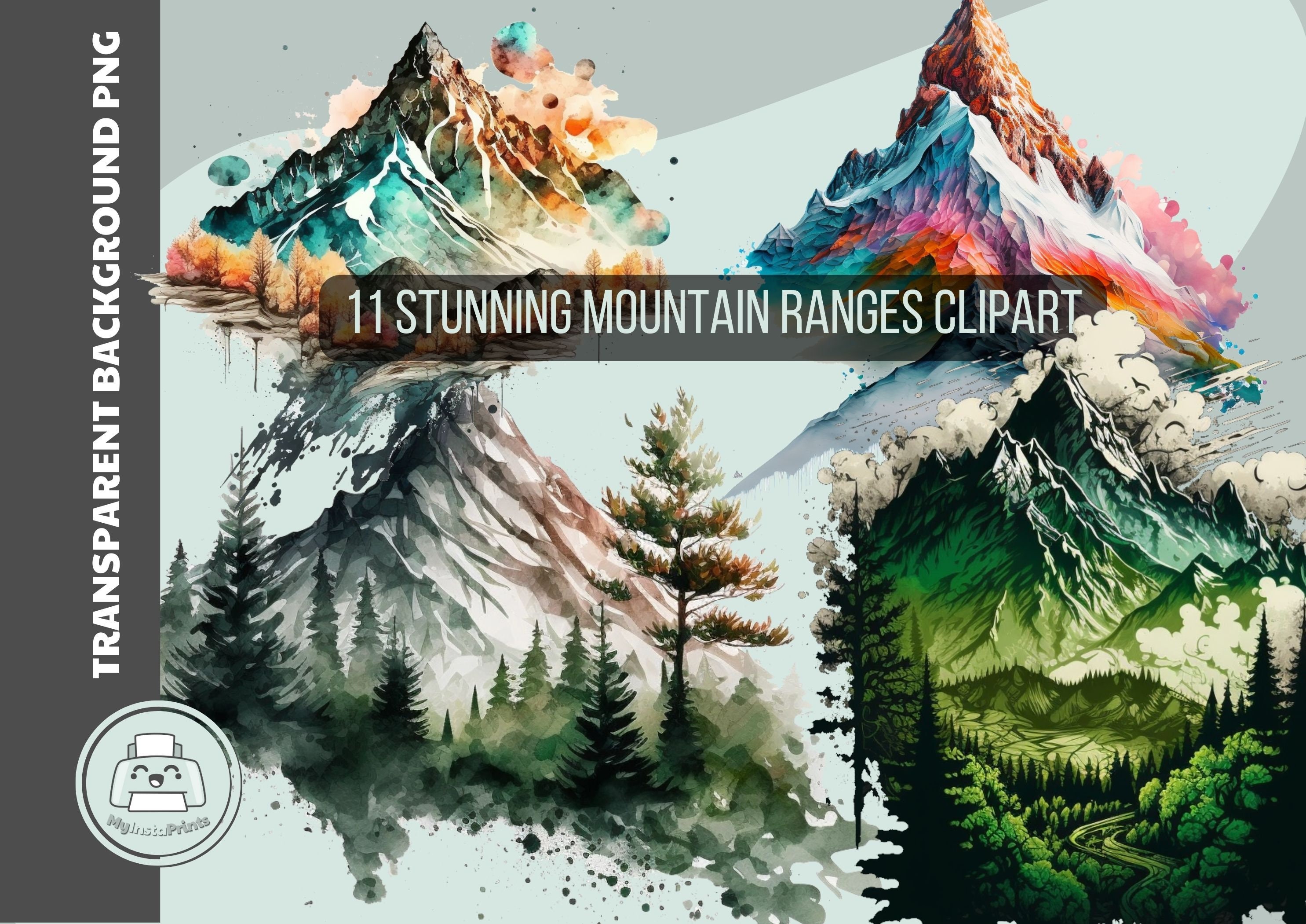 Mountain Range Clip Art