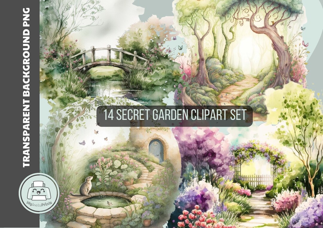 Secret garden clipart secret garden png spring garden clipart nature ...