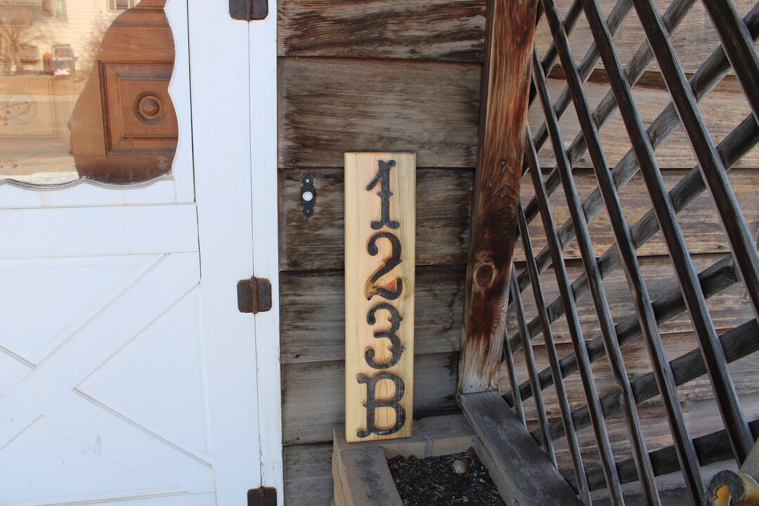 Rustic Custom Address Sign Handcrafted From Authentic Wyoming Snow ...