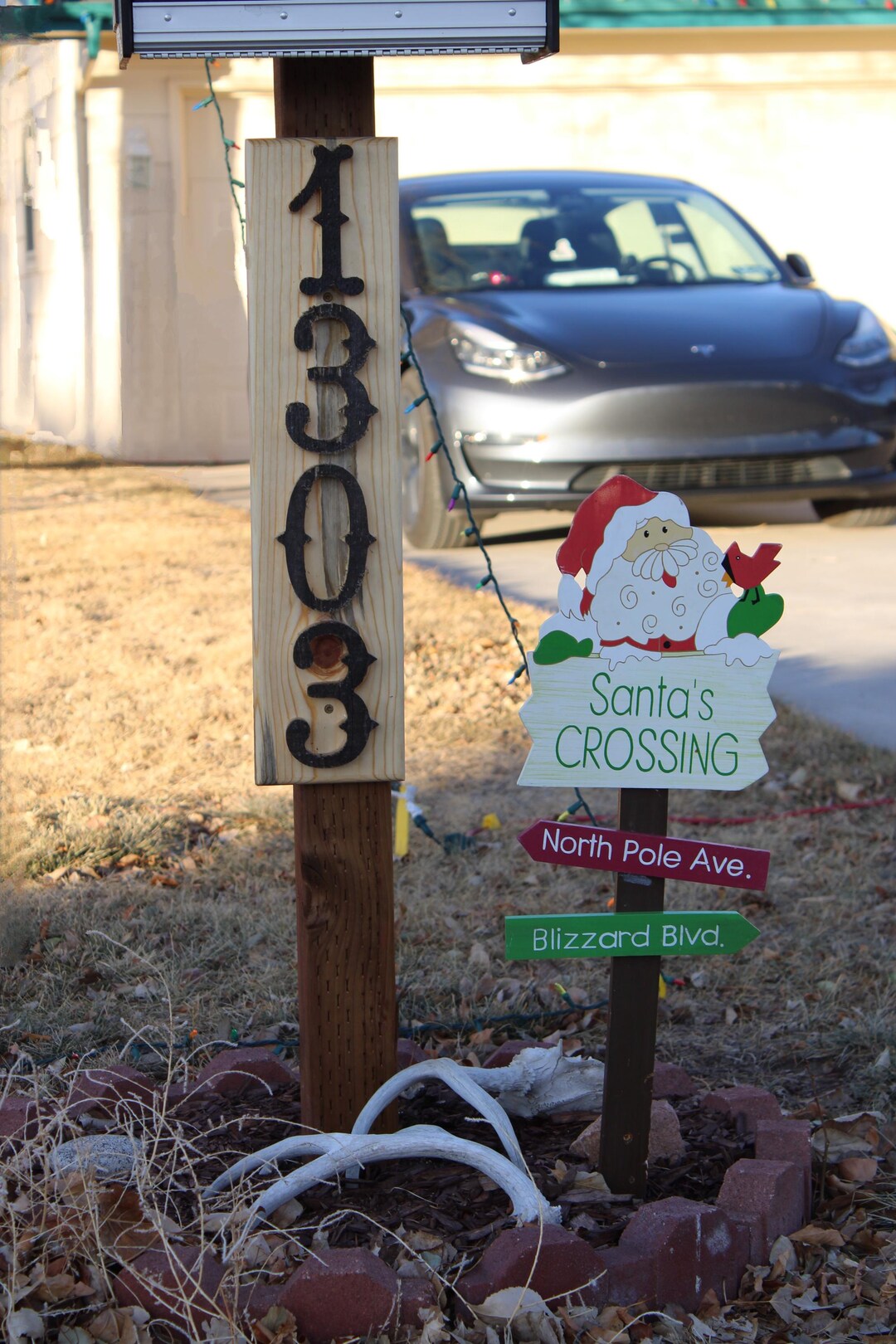 Rustic House Number Sign Handmade From Recycled Snow Fence Wood - Etsy