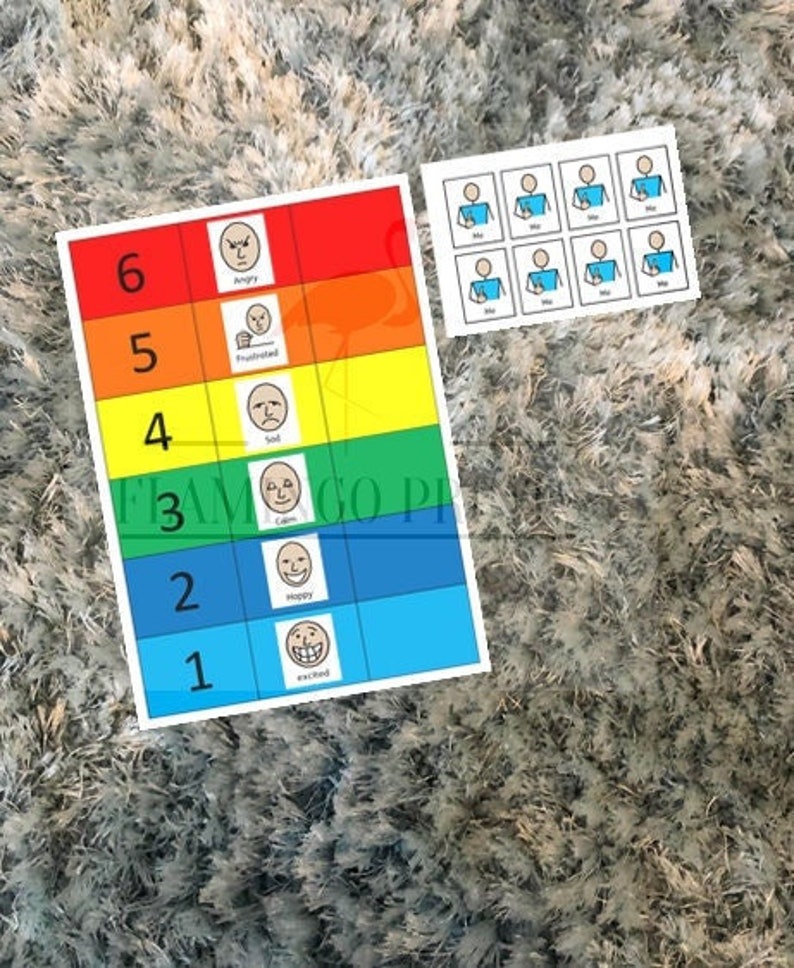 Digital Download Only Pecs-boardmaker Emotions Indicator | Etsy