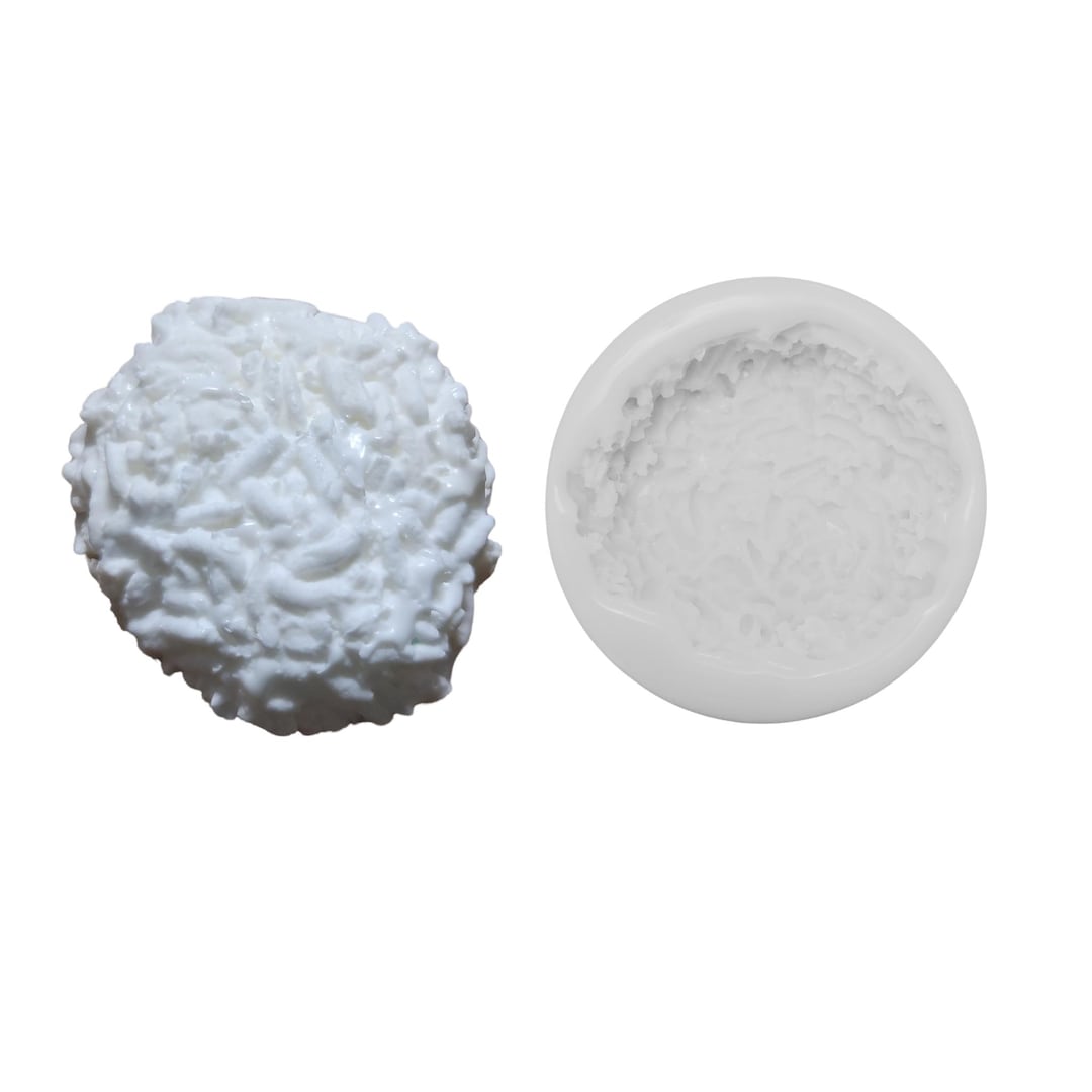 1pc Realistic Rice Mound Silicone Mold| Dessert Shape Silicone Mold ...