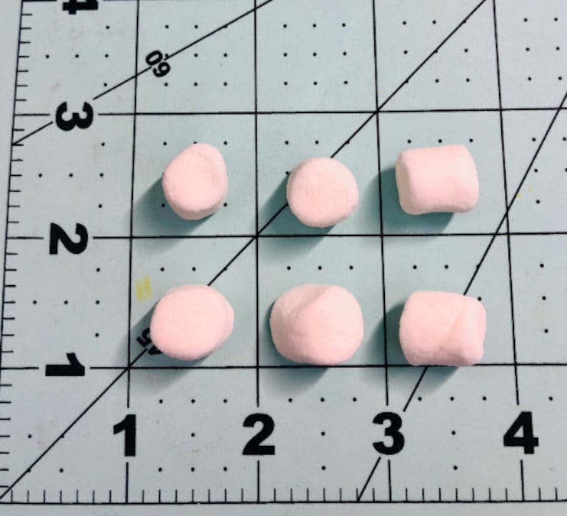 16pc Mini Marshmallow Silicone Mold Realistic Marshmallow - Etsy