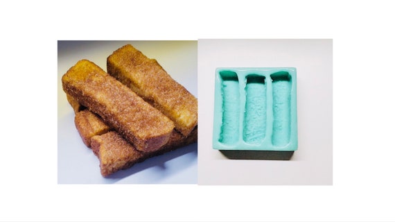 3pc French Toast Sticks Silicone Mold. Realistic Breakfast - Etsy