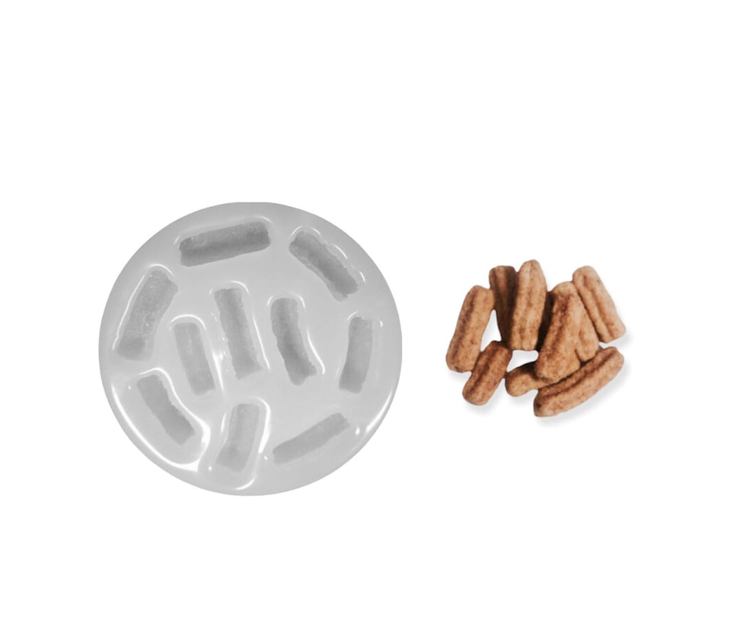 10pc Churros Shape Type Silicone Mold| Realistic Cereal Food Shape Mold ...